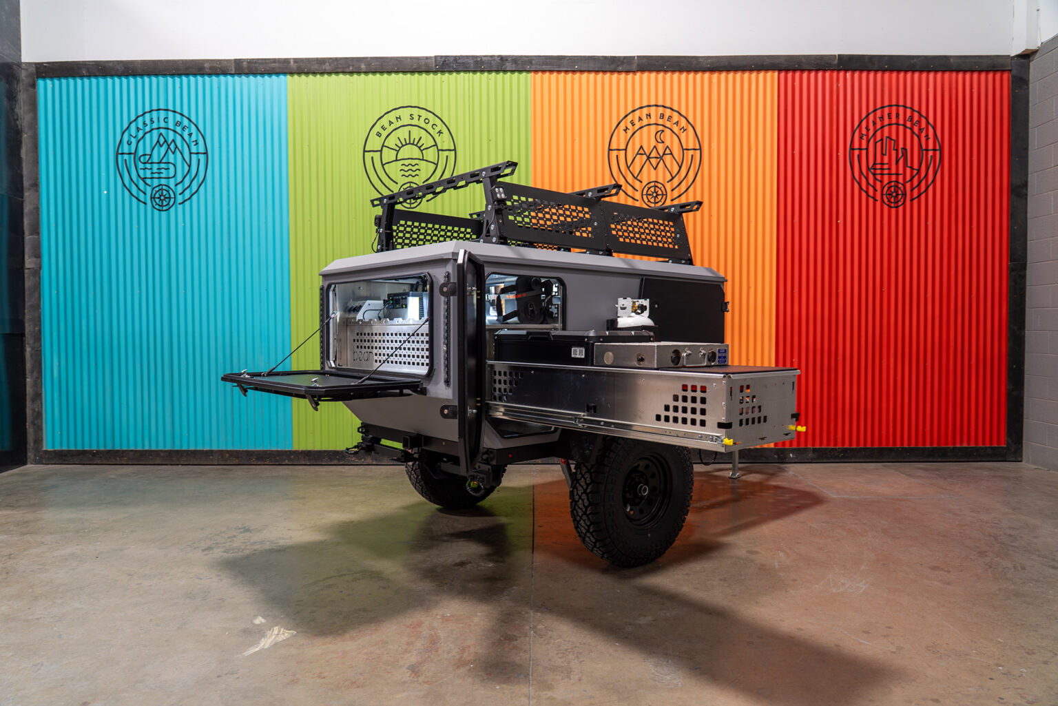 Bean Pod Off-Road Gear Hauler Trailer Adventure-Ready Dove Grey | I-240 ...